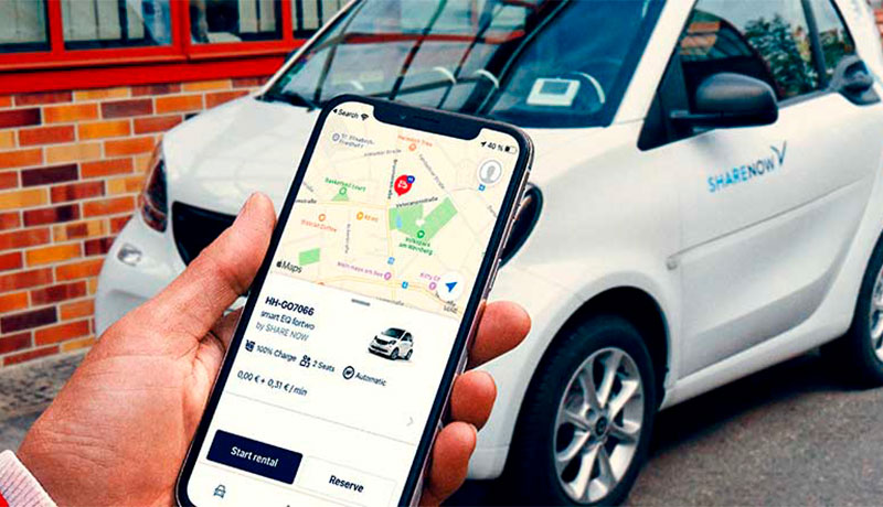 FREE NOW integra el carsharing de Share Now en su aplicación