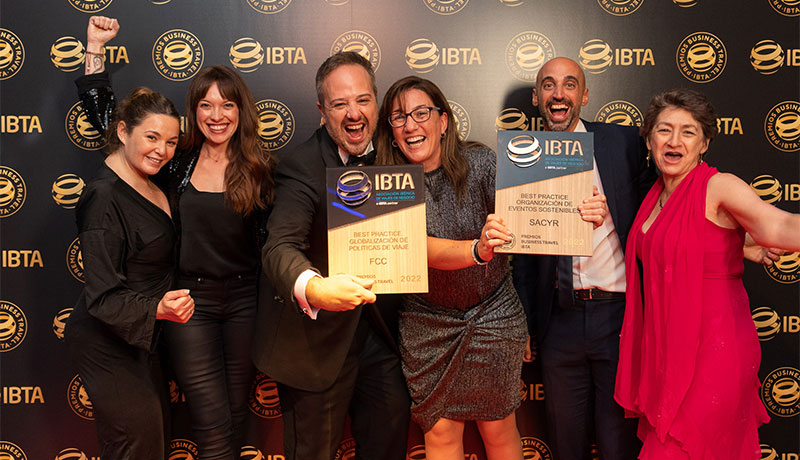 Entrega de los Premios IBTA Business Travel & MICE 2022